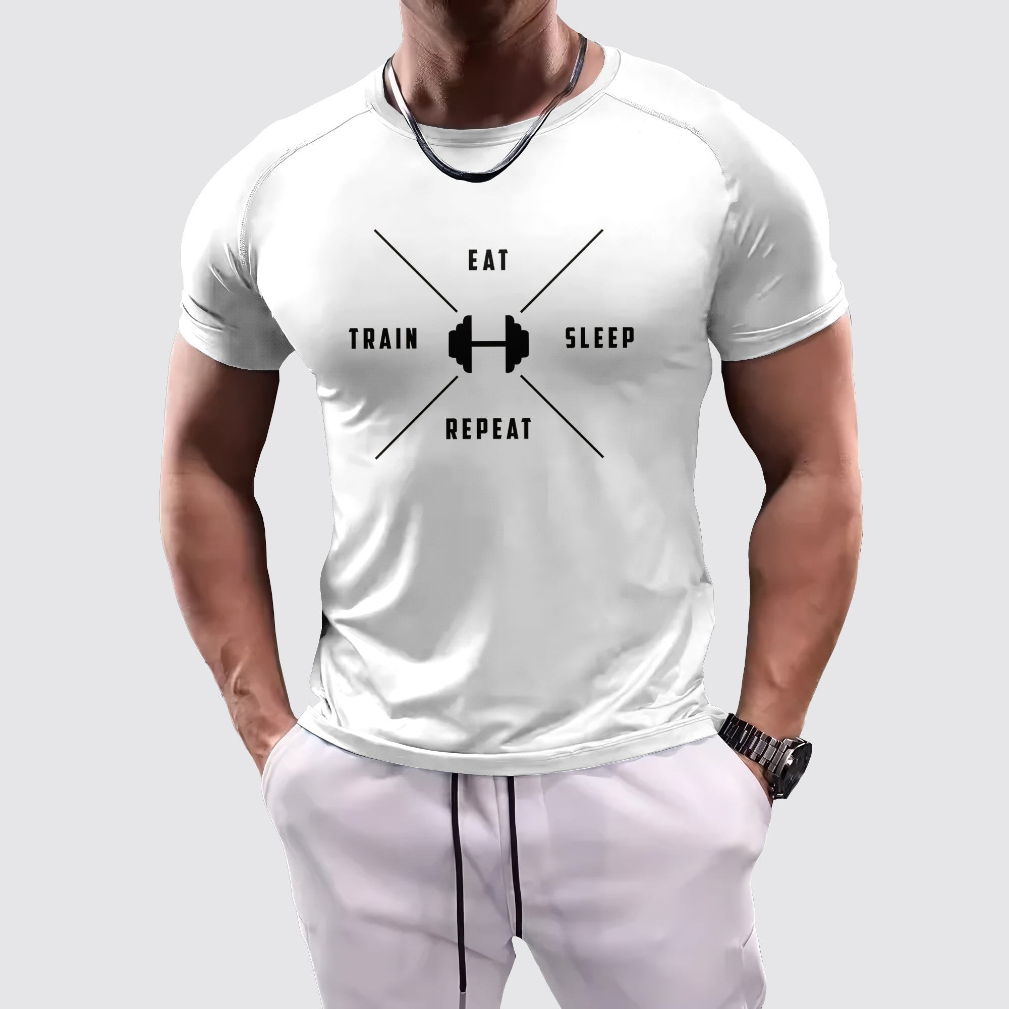 Elevate Your Performance: Tight-Fitting Tee- AA02505 – Styleprintstudio